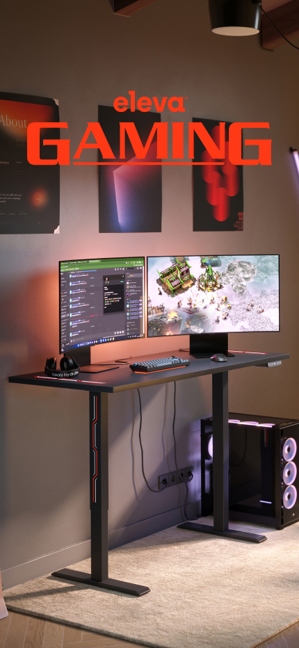 Compra tu escritorio Gaming elevable Eleva